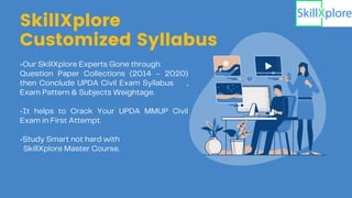 Upda civil Exam syllabus MMUP civil Syllabus | PPT