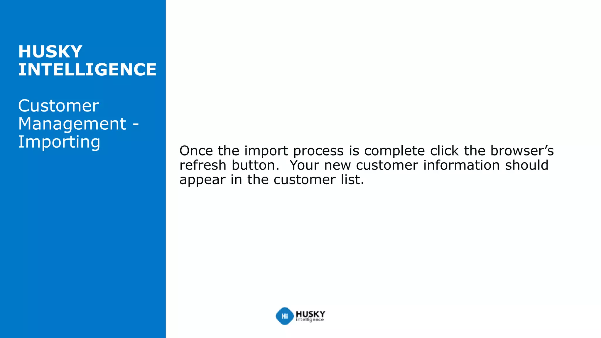 Adding a New Customer | PPTX