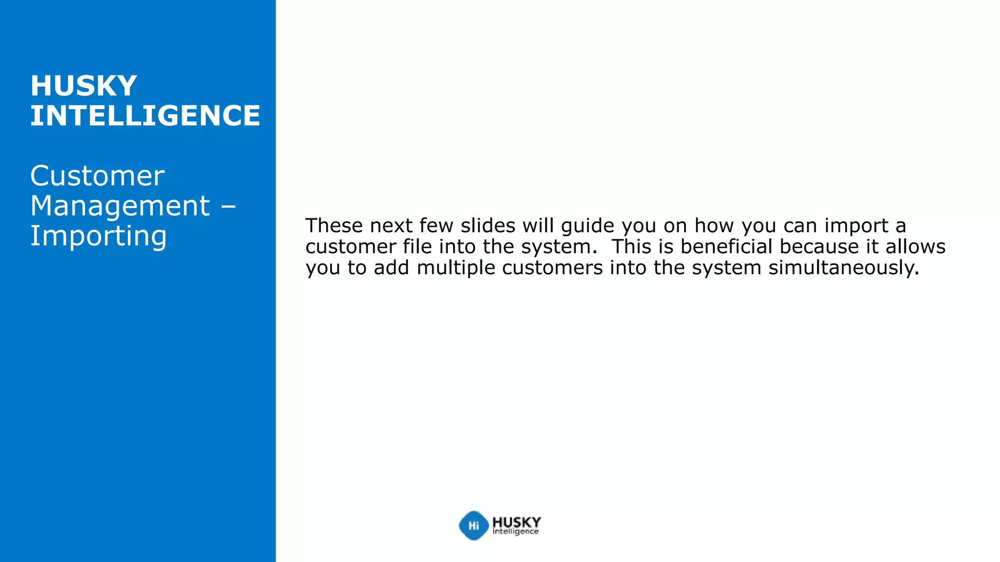 Adding a New Customer | PPTX