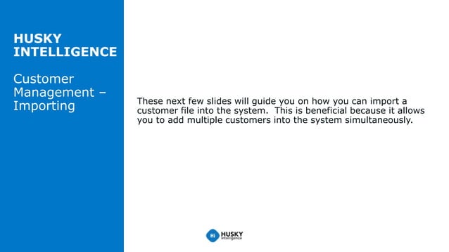 Adding a New Customer | PPTX