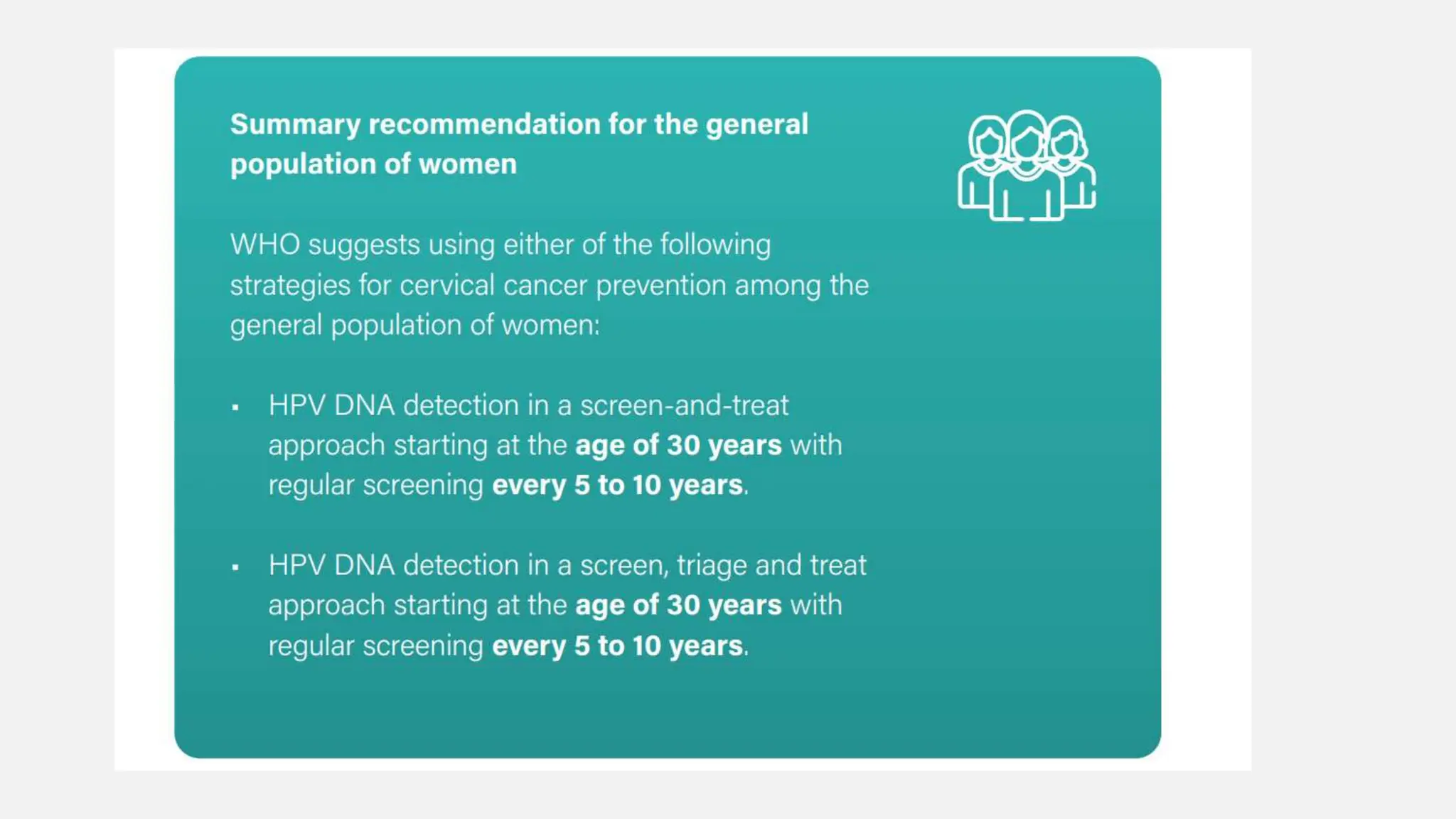 Update on screening and treatment of Cervical cancer | PPTX