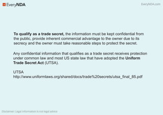 Update your NDA to include the new DTSA Act | PDF