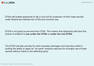 Update your NDA to include the new DTSA Act | PDF
