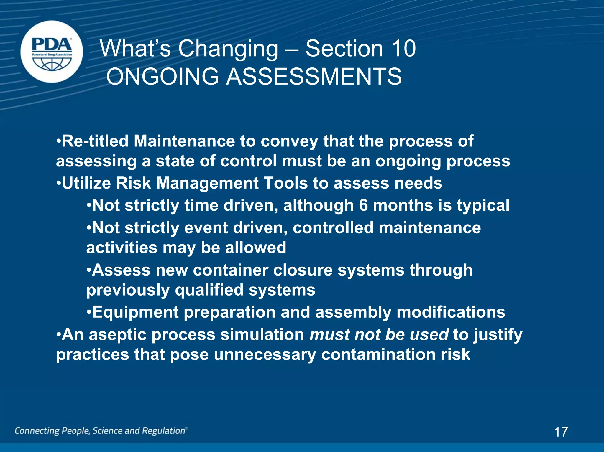 Update on-pda-tr22-revisions-for-aseptic-process-simulations | PDF