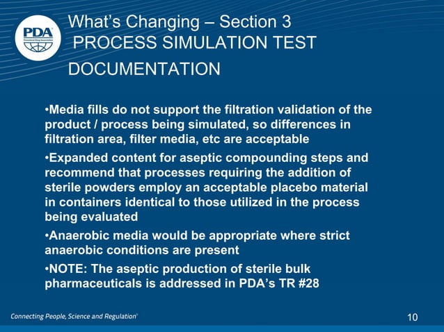 Update on-pda-tr22-revisions-for-aseptic-process-simulations | PDF | Business | Business and Finance