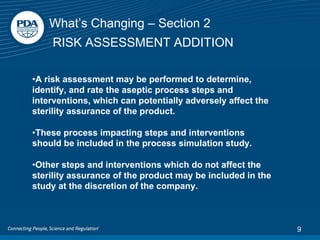 Update on-pda-tr22-revisions-for-aseptic-process-simulations | PDF