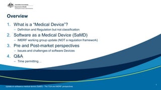 Update on software as a medical device (SaMD) | PDF