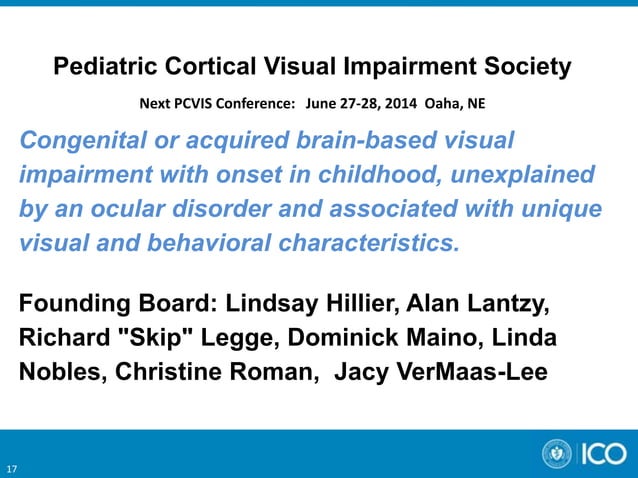 AAO: Pediatric Cortical Visual Impairment | PPTX