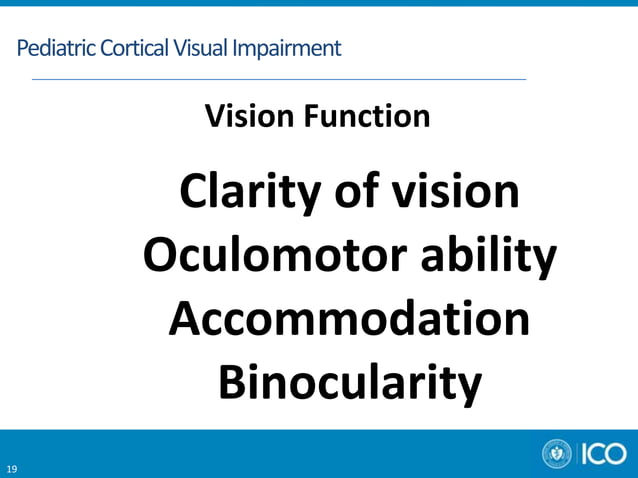 AAO: Pediatric Cortical Visual Impairment | PPTX