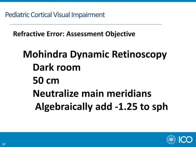 AAO: Pediatric Cortical Visual Impairment | PPTX