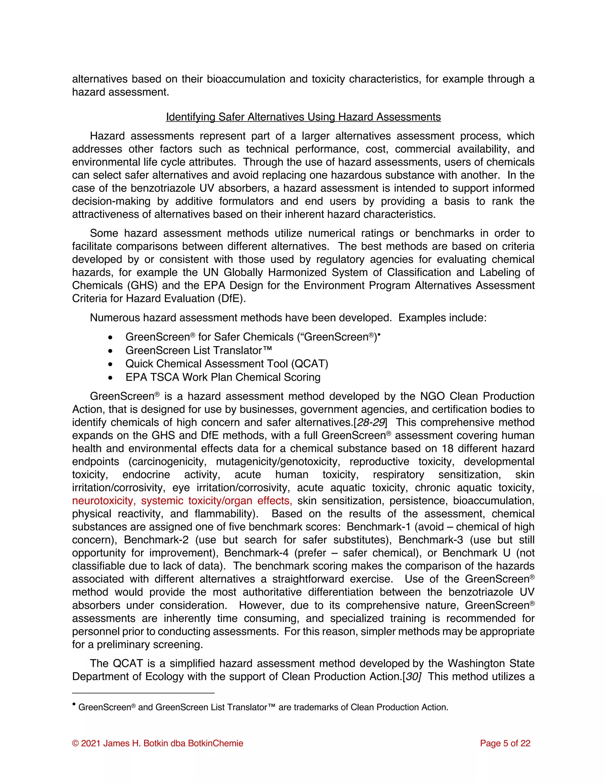 Substitution of Benzotriazole UV Absorbers in Plastics: 4/2021 Update | PDF
