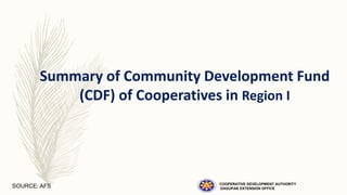 Utilization of CETF and CDF | PPTX