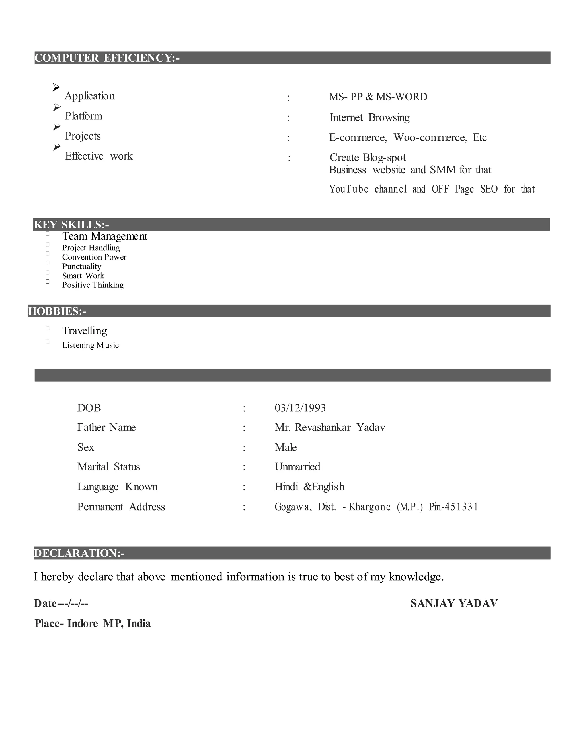 Update cv 2020 | PDF