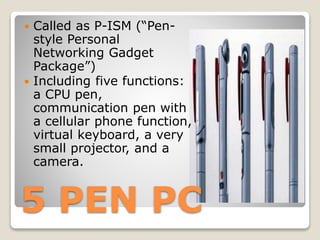 type of interfaces pen and haptic | PPTX