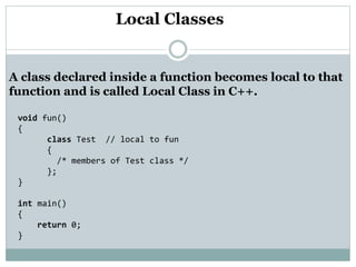 Constructor in c++ | PPTX