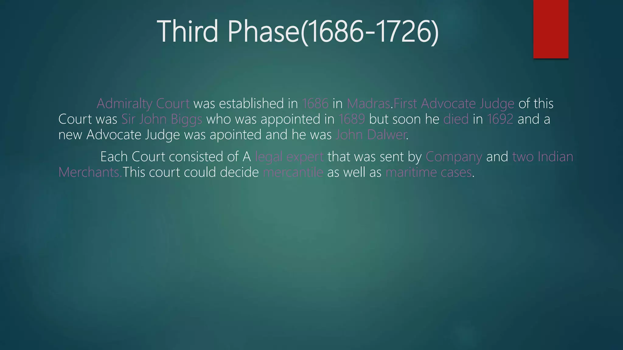 Development of judicial system in madras | PPT