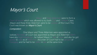 Development of judicial system in madras | PPTX
