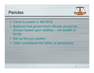 Foundations of Democracy- GR/Rome/JC | PPT