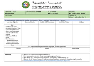 Updated-Lesson-Plan.docxytfgyjhhgydjlkdddddddd/sals/ls;kd | PPT
