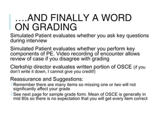 Updated preparing-for-osce-8-2014 | PPT | Medical Tests | Medical Health