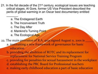 UPDATED-REVIEW-QUESTIONS-ON-CURRENT-ISSUES-AND-EVENTS.ppt