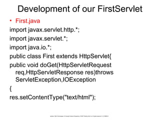 Updated-Servlet Introduction Lifecycle of Servlet | PPT