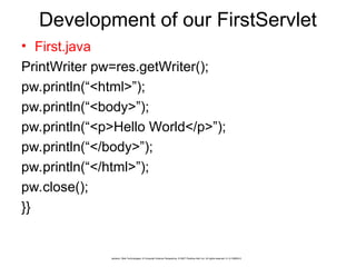 Updated-Servlet Introduction Lifecycle of Servlet | PPT