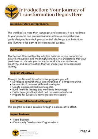 14 SHORT REENTRY PROGRAM; Entrepreneurship Workbook | PDF