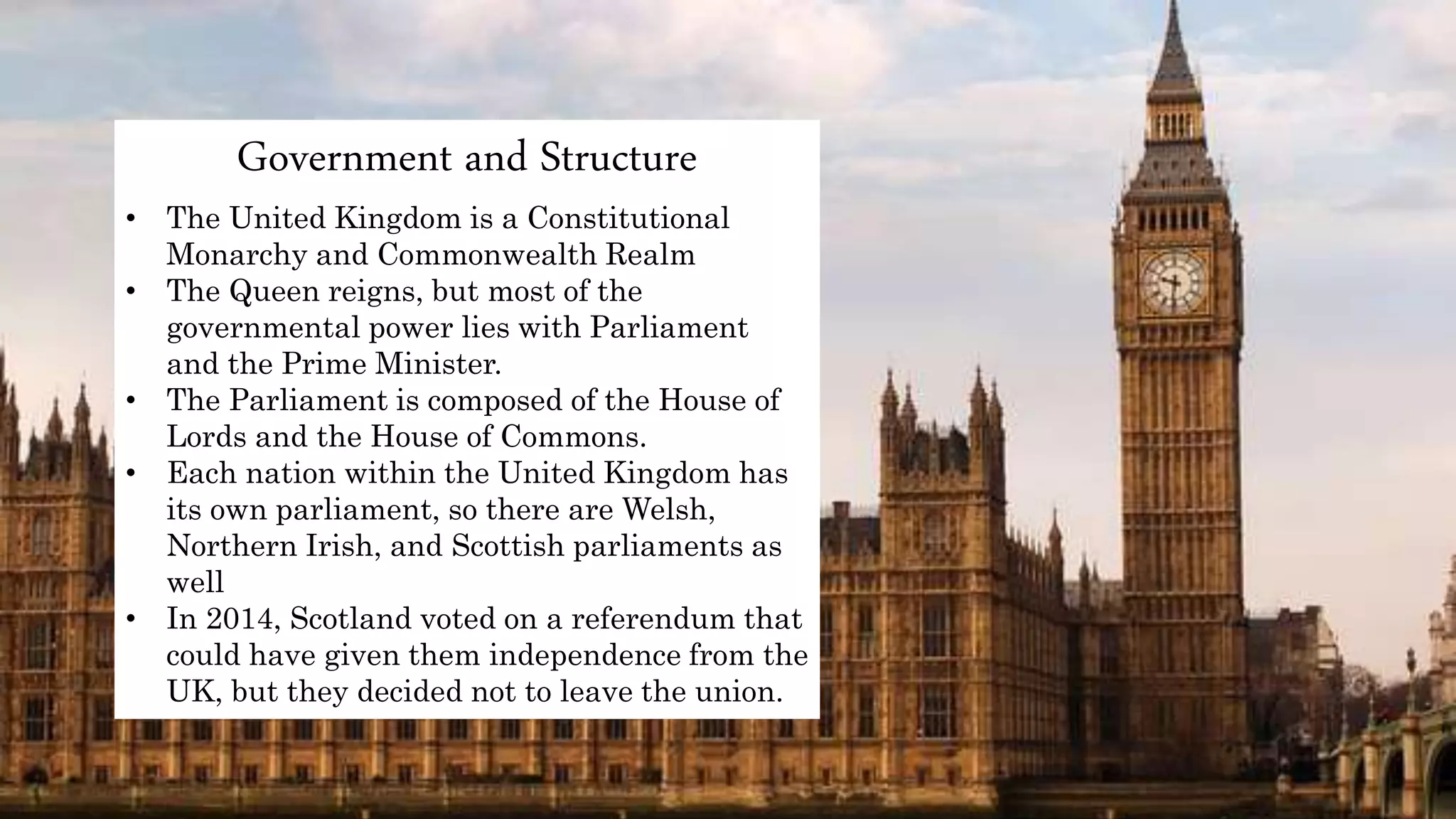 Explore United Kingdom Know Your World ppt | PPTX