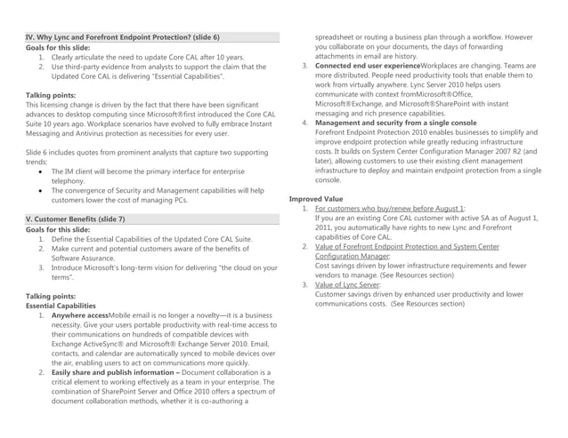 Updated Core Cal Guide | DOCX