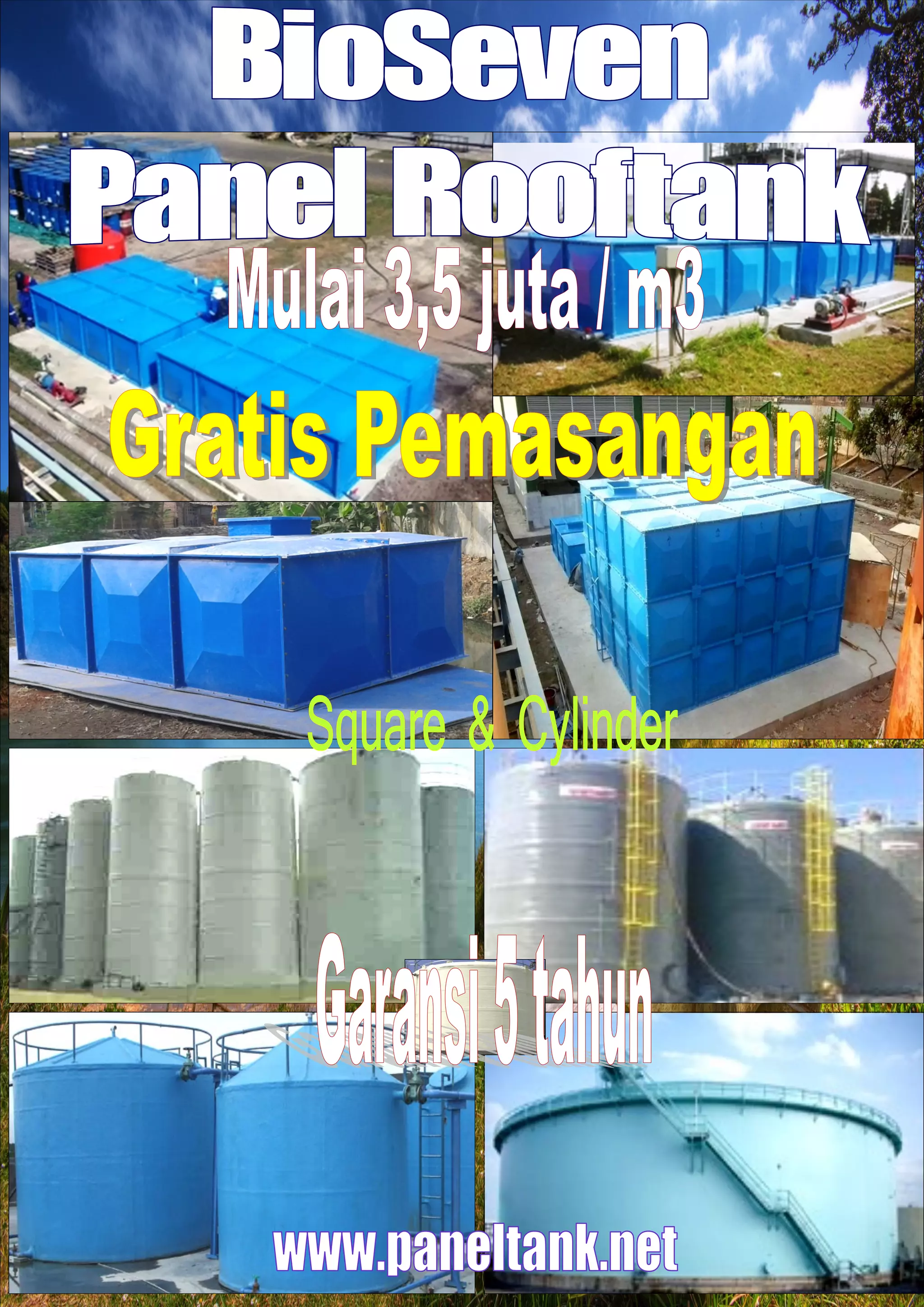 Update daftar harga bio seven panel rooftank (cylinder & square) | PDF