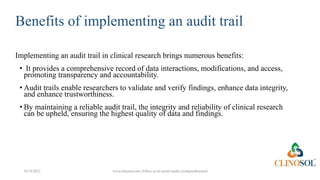 Audit Trail | PPTX