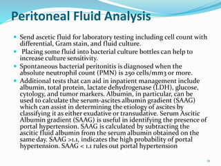 Ascites definition, causes, clinical manifestations,diagnosis .pptx ...