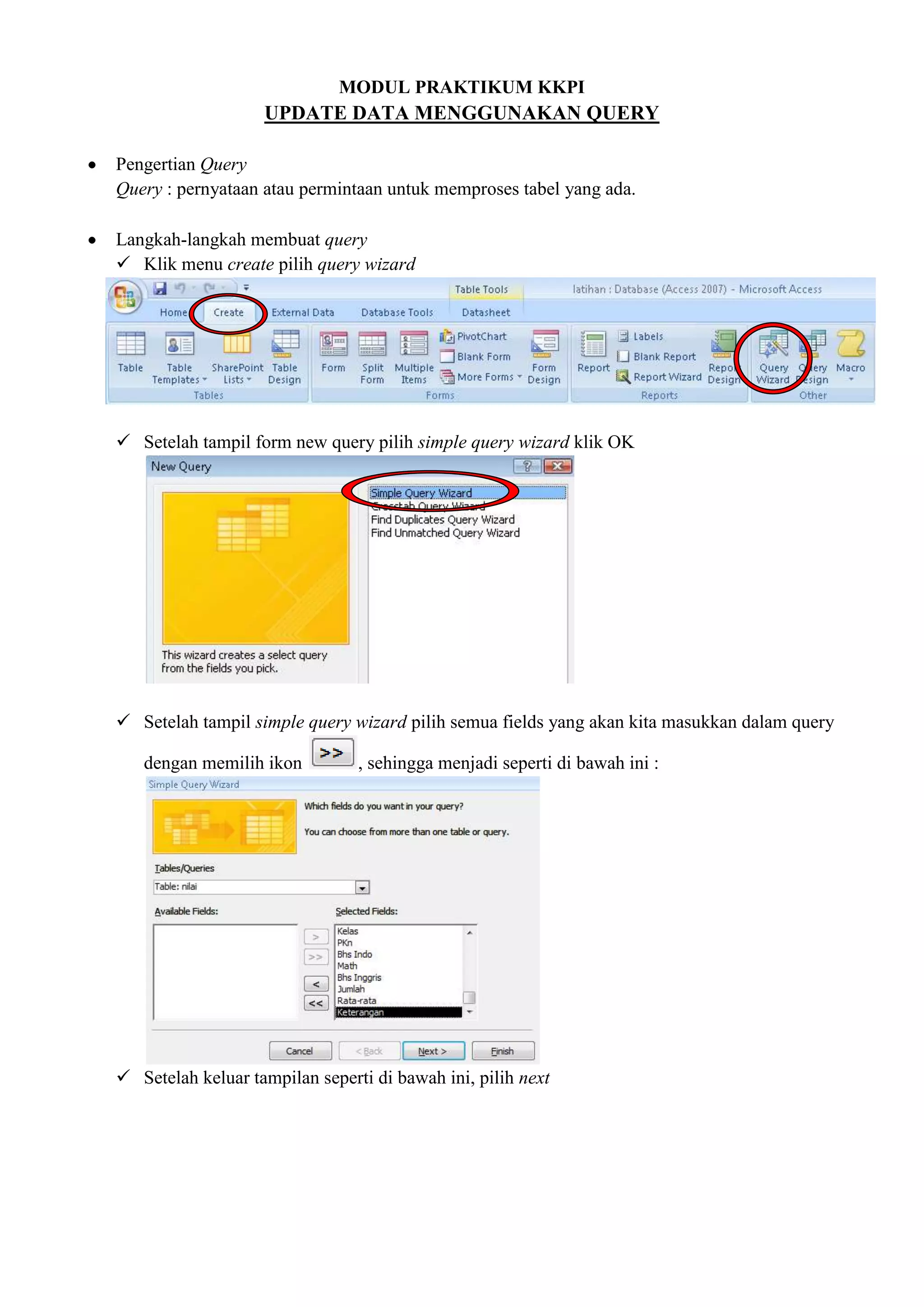 Update data dengan menggunakan query 1 | PDF