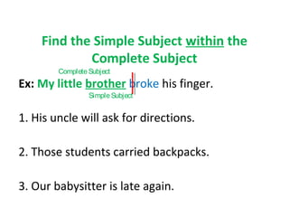 Updated b.tech ii unit i subject and predicates | PPT | Free Download