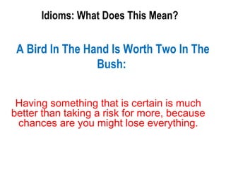 Updated b.tech ii unit ii idioms | PPT