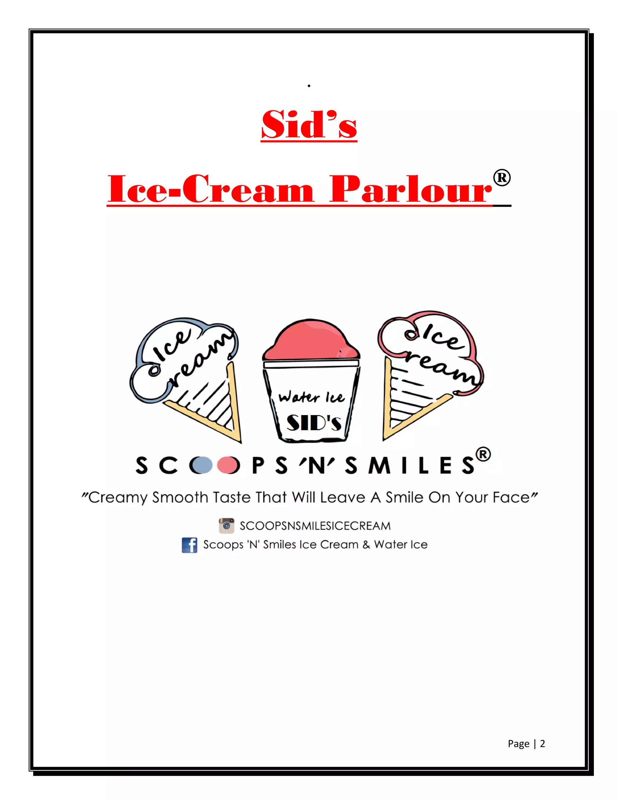 Updated black book ice cream parlour TYBSCIT Final year project in PDF ...