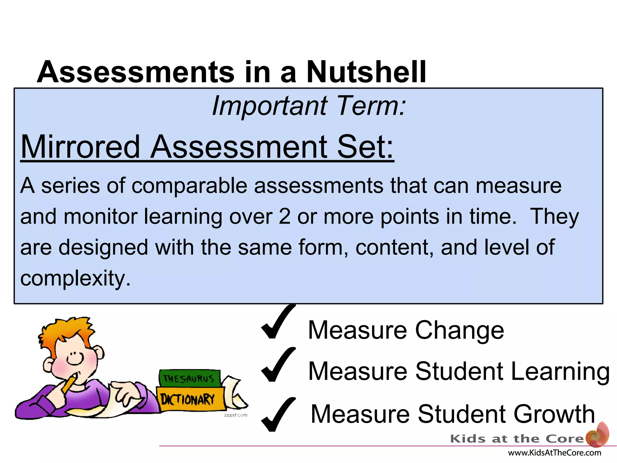The Assessment Blueprint | PDF