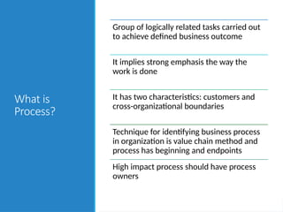 Process Analysis in Business Process Reengineering | PPT