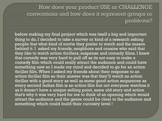 creative critical reflection of final media project | PPT