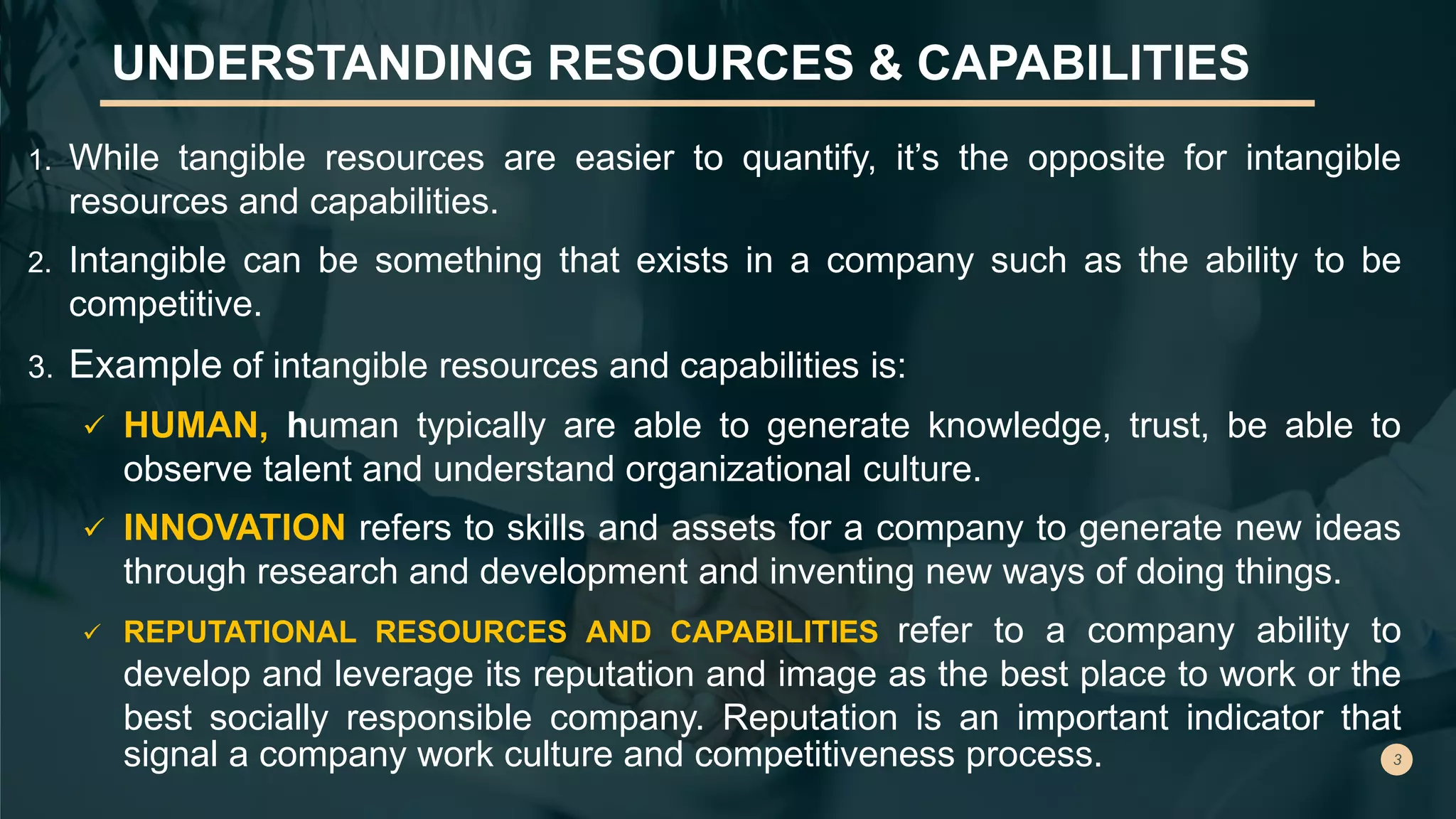 GBS CH 3 LEVERAGING RESOURCES AND CAPABILITIES | PPTX