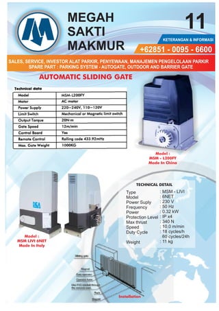 Jasa pengelola parkir dan sekurity | PDF