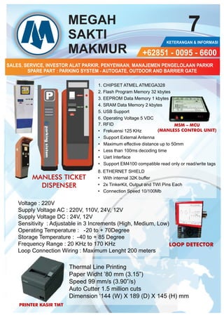 Jasa pengelola parkir dan sekurity | PDF