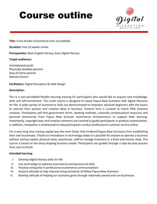 Cross-border eCommerce Crash Course | PDF