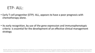 Transplant in pediatrics in Acute lymphoblastic Luekemia in CR1 | PPT