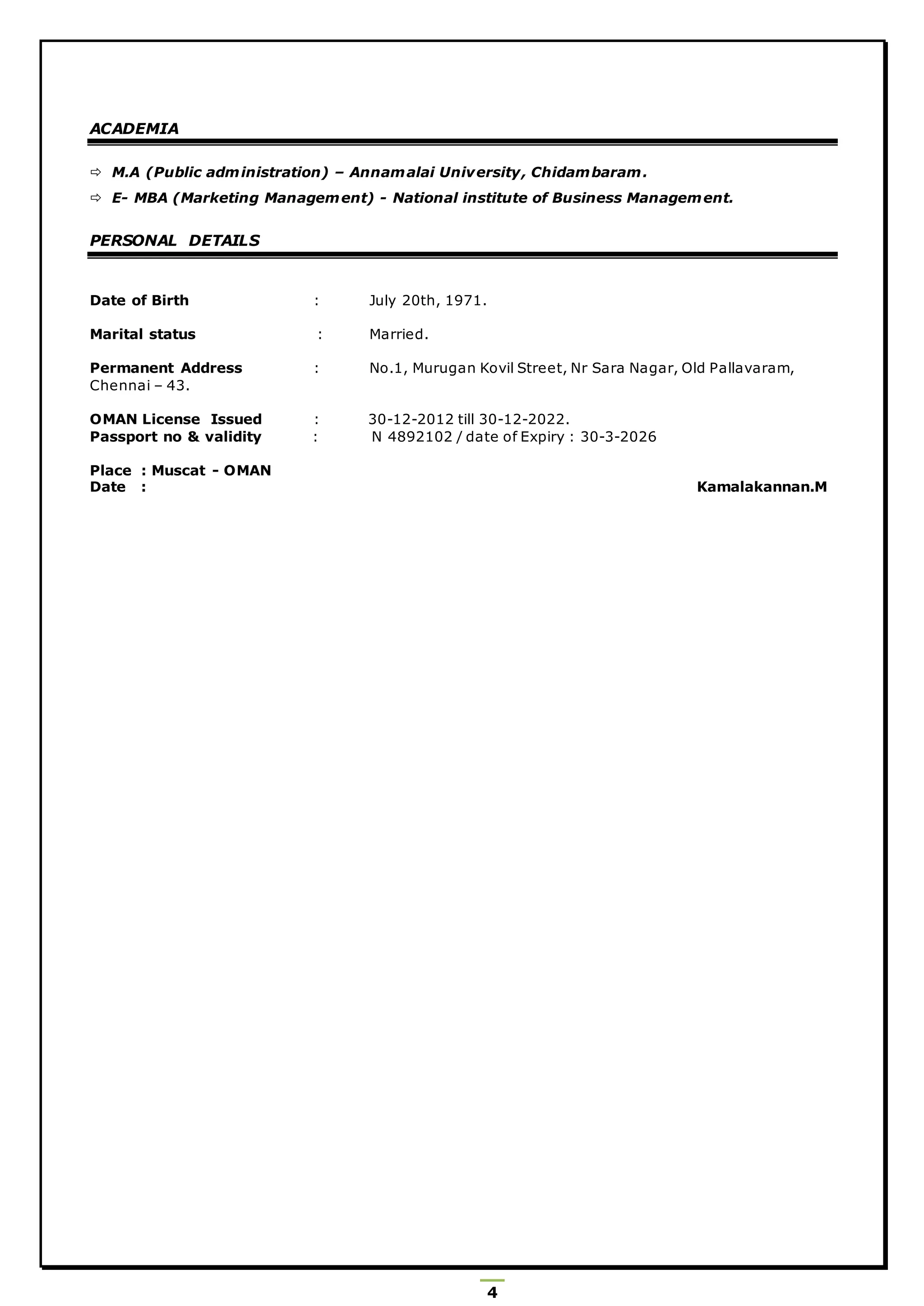 Seeking assignments in Channel Sales & Marketing, Business Development | DOCX