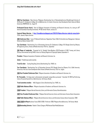 Ramos, Roderick and cv as of February 23, 2017 | PDF | Professional ...