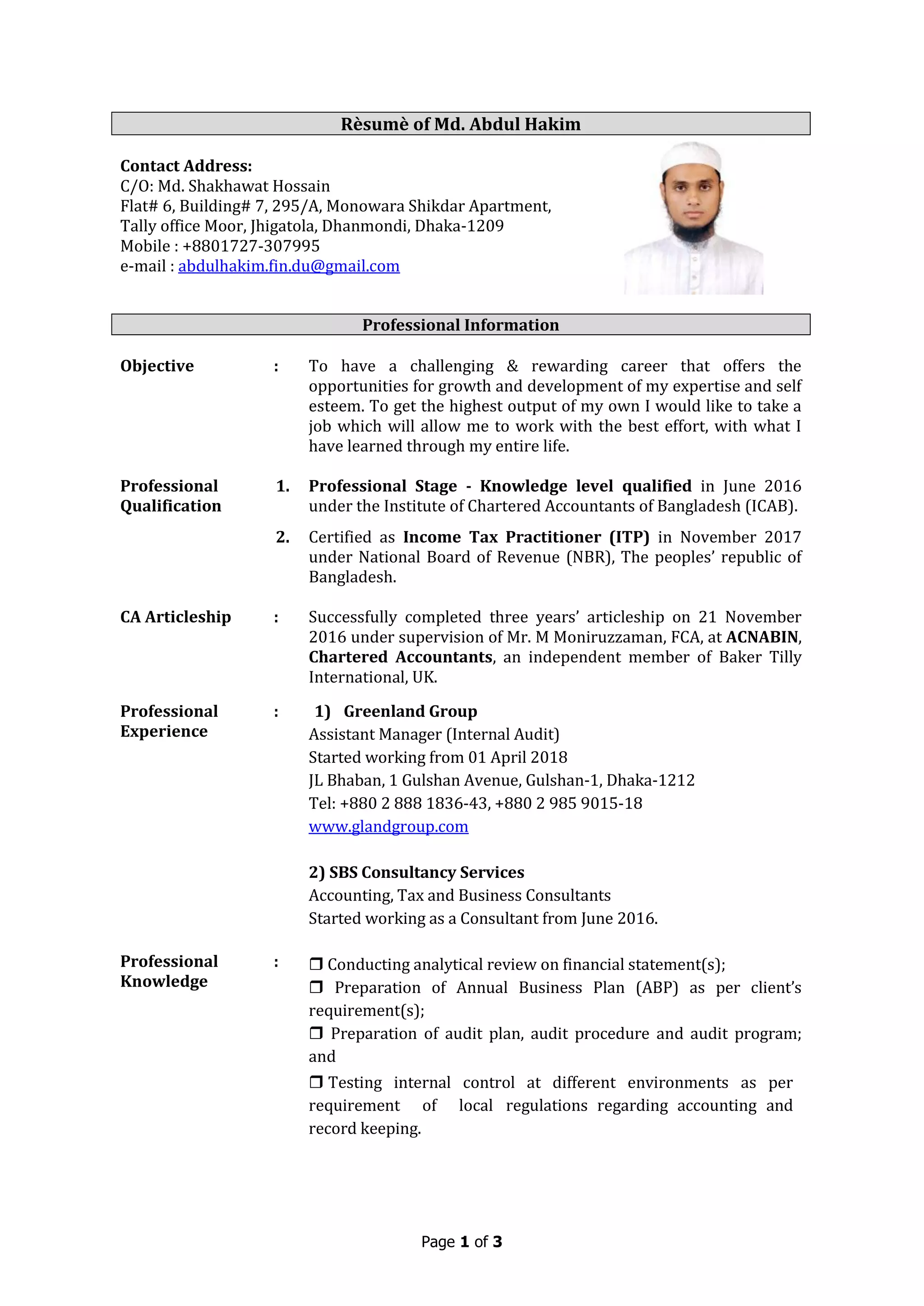 Updated cv of a.hakim | PDF
