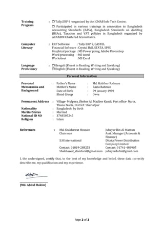 Updated cv of a.hakim | PDF