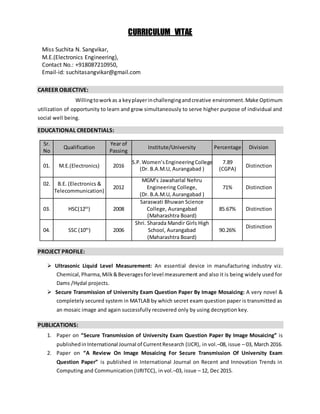 Updated cv sns | PDF